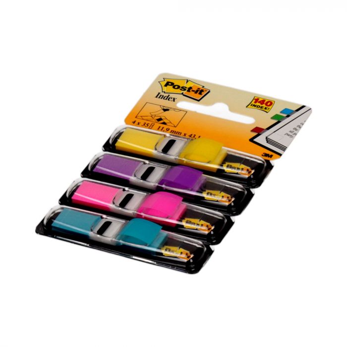 Zakładki indeksujące 12x43/35 4kol neon P-it