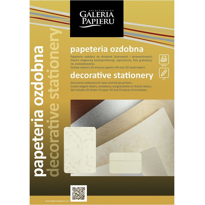 Papeteria biała A4 Liana/20 DL/10 Pearl